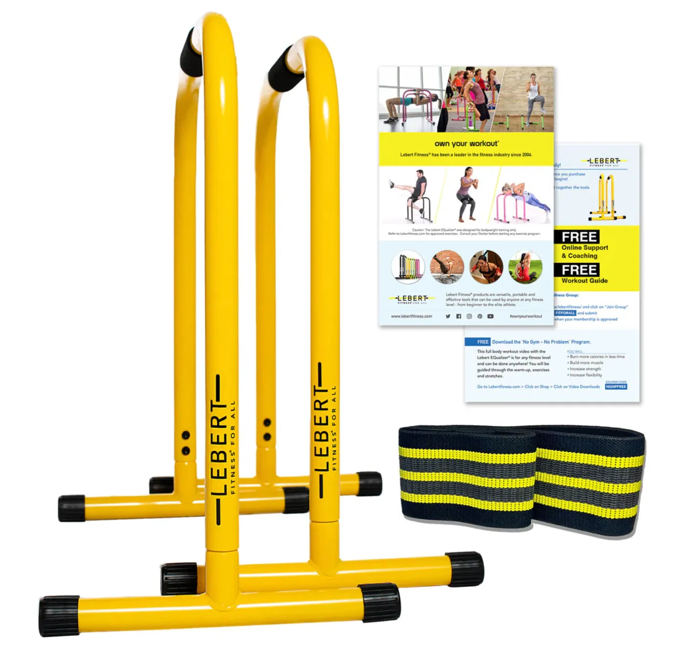 Lebert EQUALIZER Dip Bars and Resistance Bar + Bands – Tactical ...